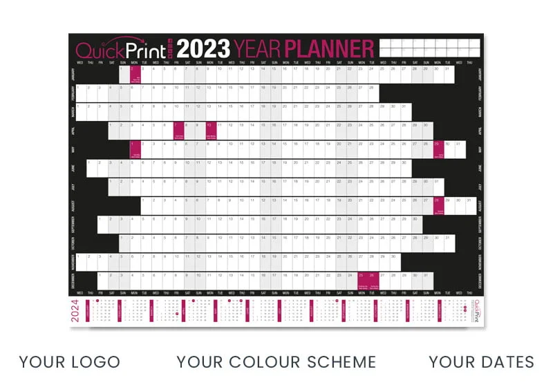Wonderful Wallplanners, Personalised & Bespoke | Quick Turnaround ...