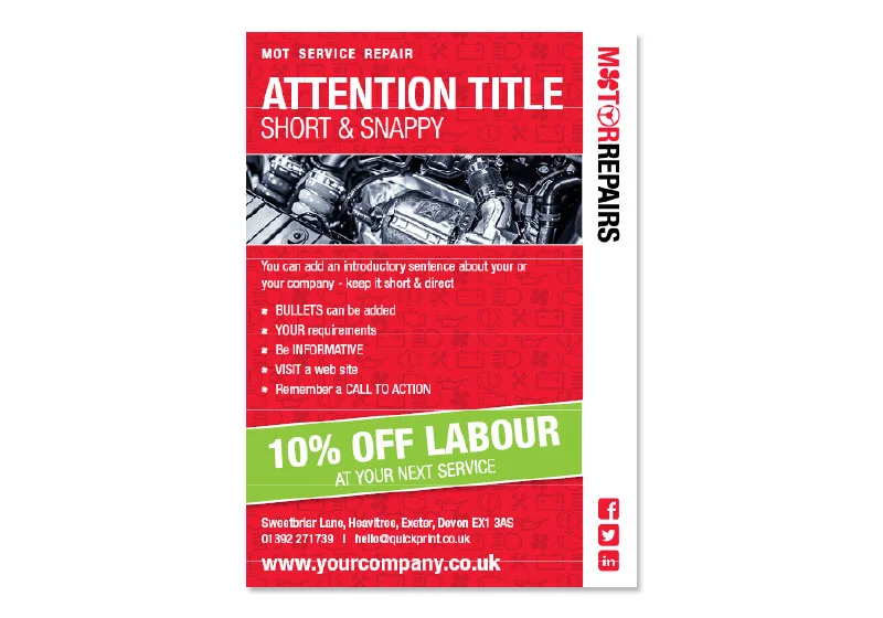 Direct Pro-Designed Custom Leaflets | Exeter, Devon | QuickPrint