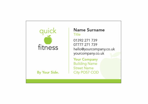 Fresh Business Cards | Quick Turnaround | QuickPrint (SW) Ltd. Exeter ...