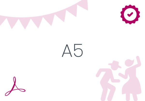 A5 Quality Colour Invitations | Exeter, Devon | QuickPrint