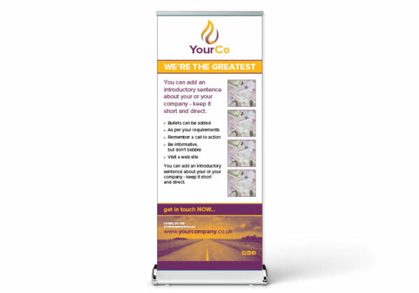 Professional Roll-Up Banner Template | Quick Turnaround | QuickPrint ...