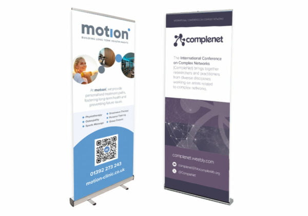 Lightweight & Portable Roll-Up Banners | Exeter, Devon | QuickPrint (SW) Ltd.