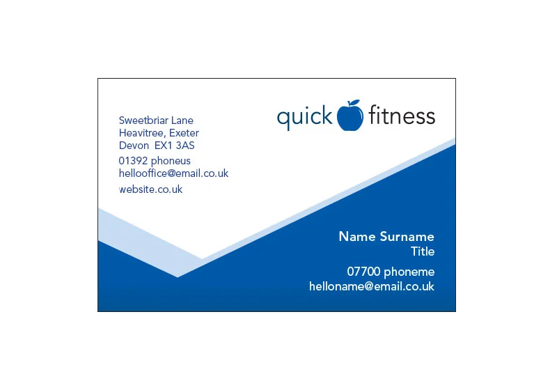Tick Business Cards | Quick Turnaround | QuickPrint (SW) Ltd. Exeter, Devon