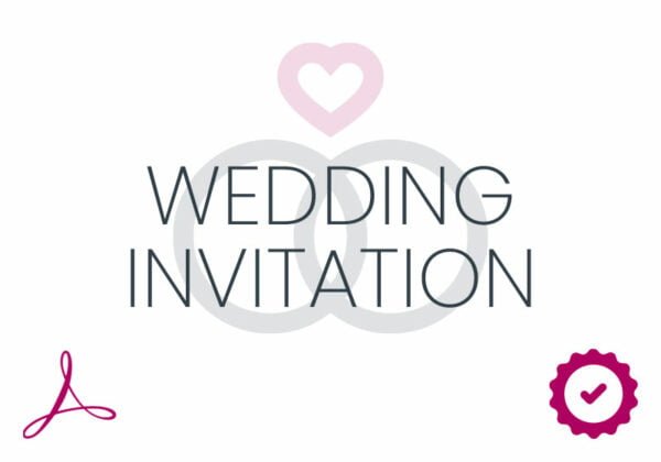 Wedding Invitations from PDF | Exeter, Devon | QuickPrint
