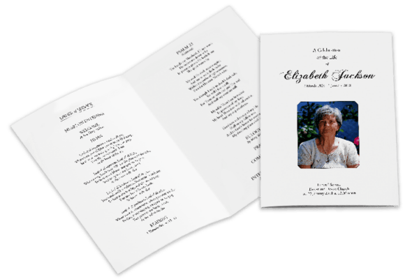 Funeral Order of Service | Exeter, Devon | QuickPrint