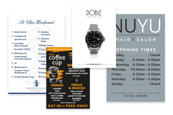 Beautiful Presentation Poster Prints | Exeter, Devon | QuickPrint