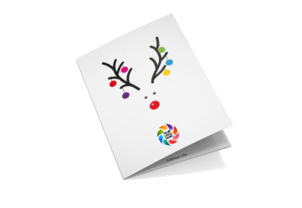 Simple Reindeer Christmas Card | Exeter, Devon | QuickPrint