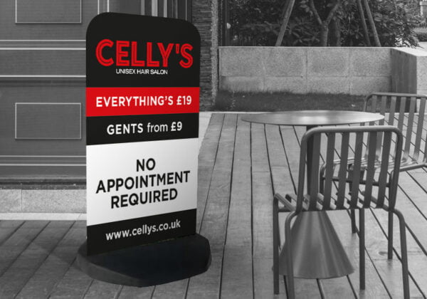 Shield Curve Pavement Signs | Exeter, Devon | QuickPrint