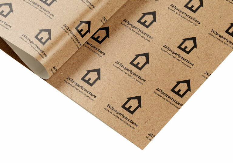 Corporate Logo Wrapping Paper Sheets | Exeter | QuickPrint
